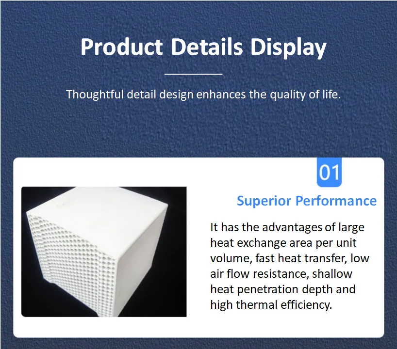 Energy Saving Heat Recovery Ceramic Honeycomb Block for Thermal ...