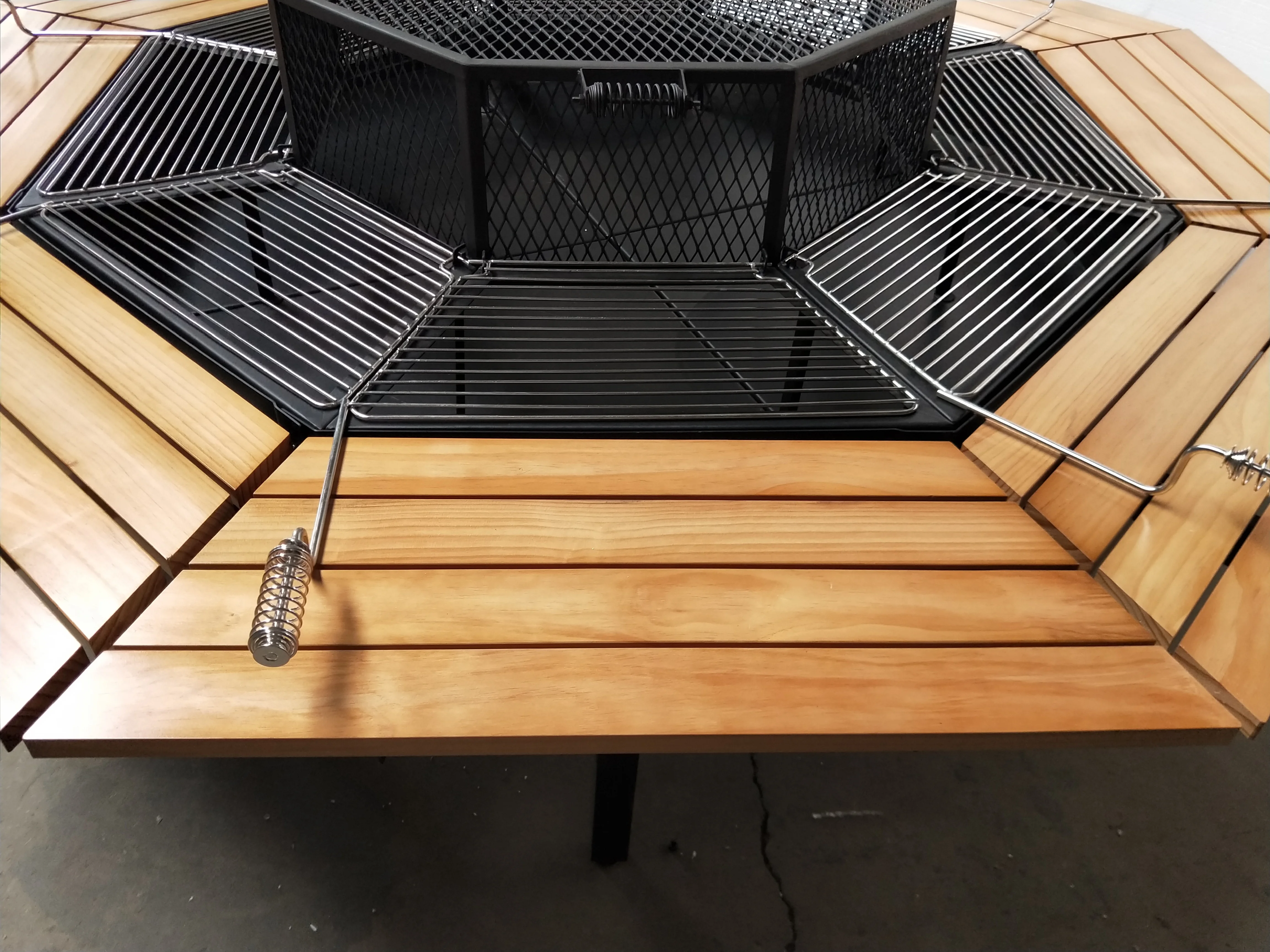 Kingjoy Modern Garden Smoker Outdoor Barbeque Fire Pit Table - Buy ...