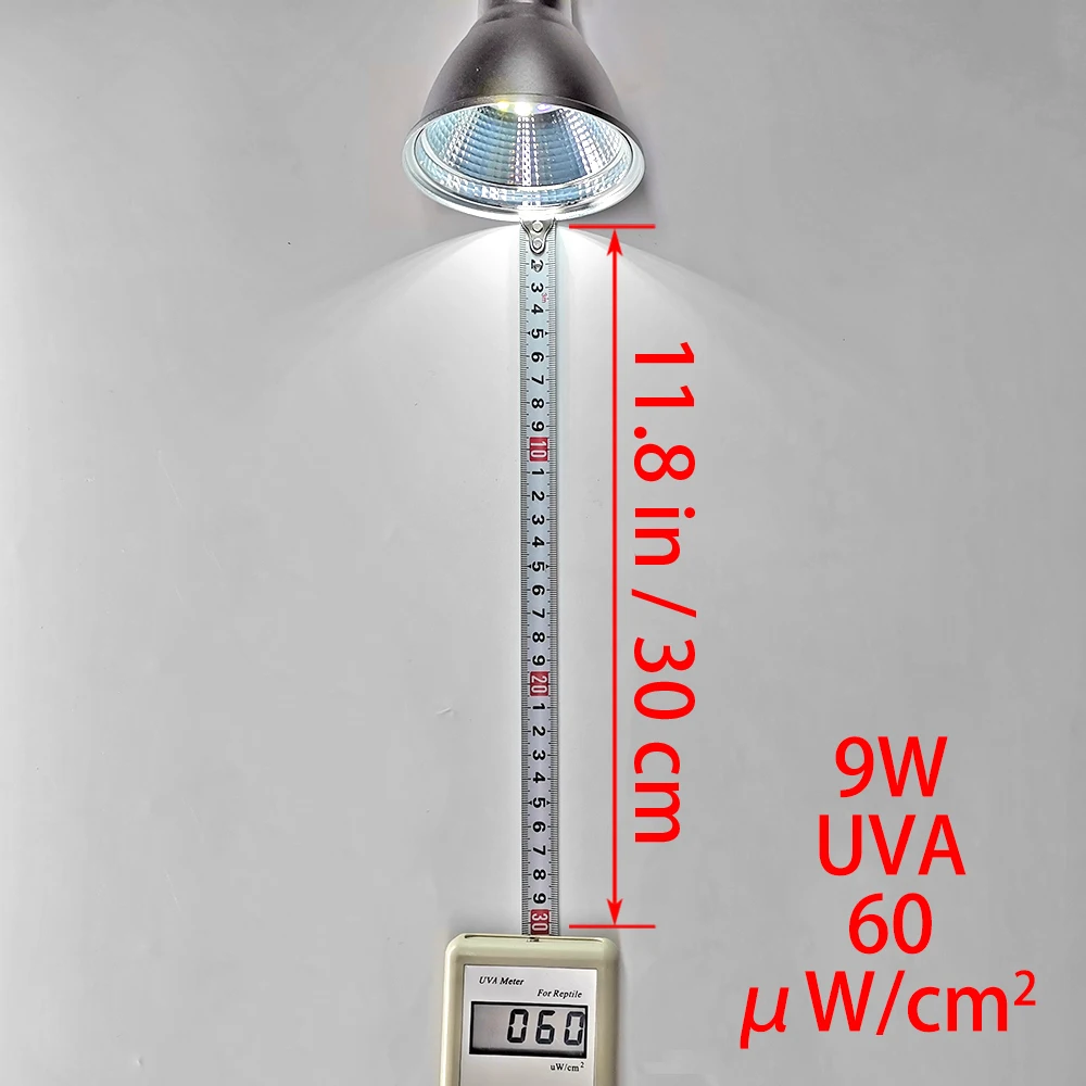 4w 9w Led Uvb Uva Reptile 5.0 10.0 Sun Light Turtle Uv Bulb Full ...