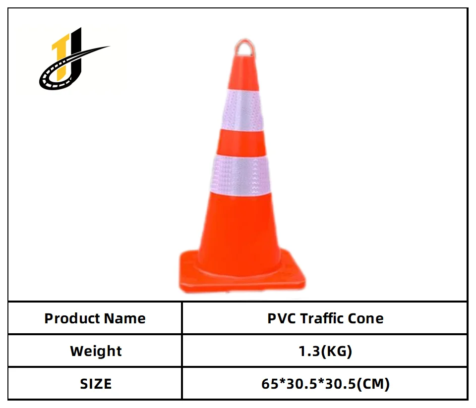 Highly Visible Economic PVC Traffic Cones with Reflective Tape Soft ...