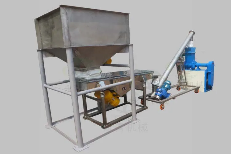 Vertical Screw Conveyor Loader for Moving Green Coffee Bean to Roaster