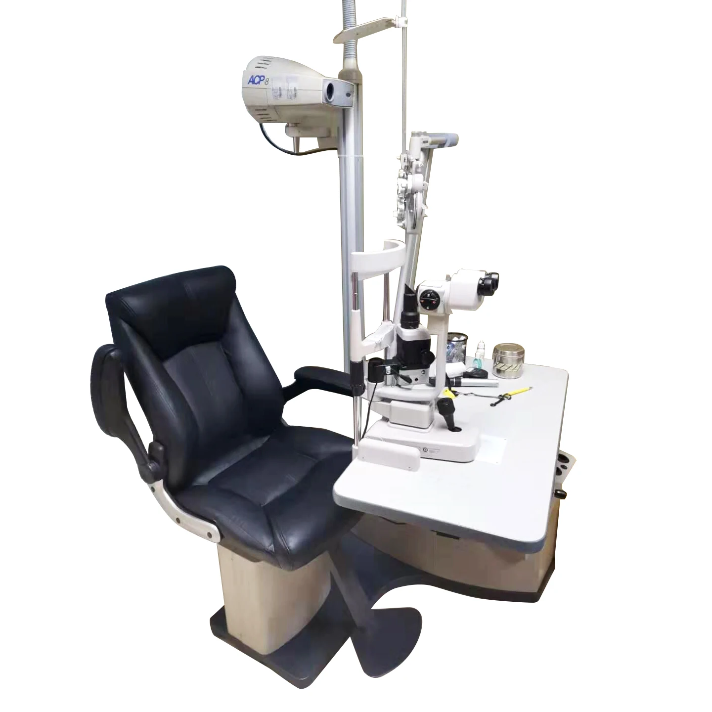 Rotary Ophthalmic Refraction Unit With Optical Instruments Table ...