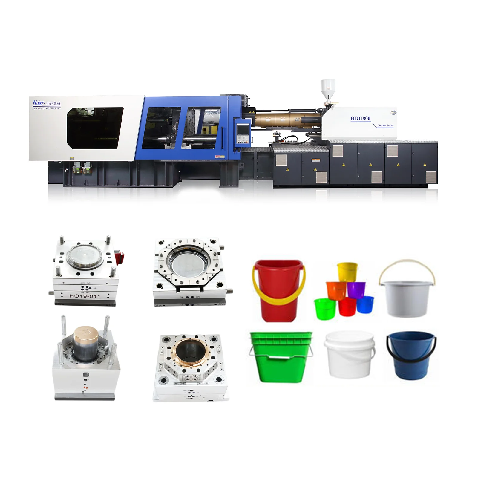 Haida 700ton Iml Making Special Bucket Making Injection Molding Hine ...