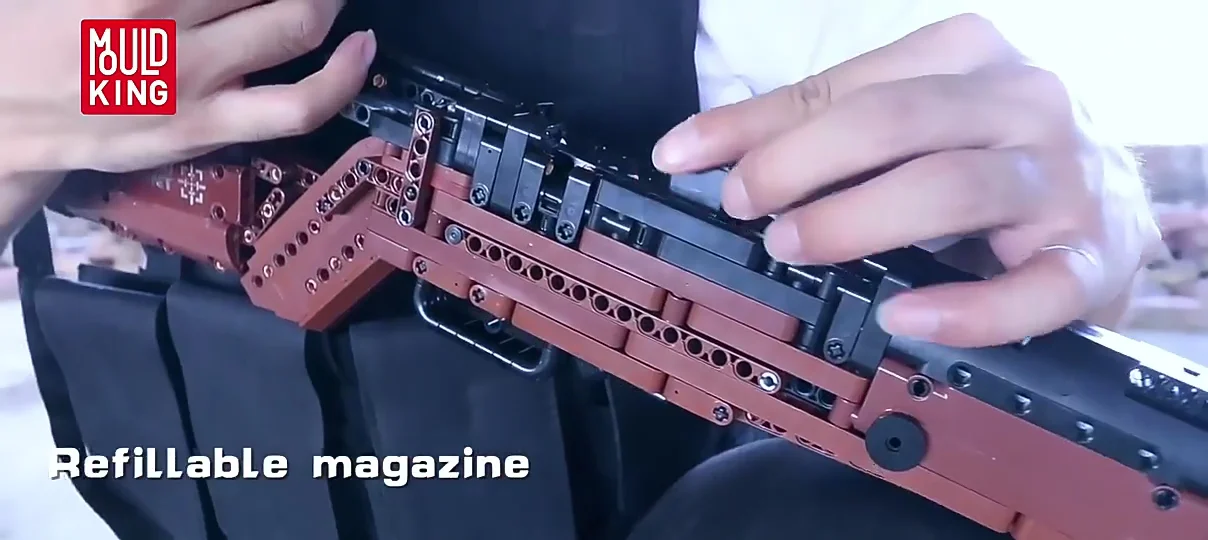 Mould King 14016 Building Block Toys Gun Double Barrel Shotgun For Kids ...