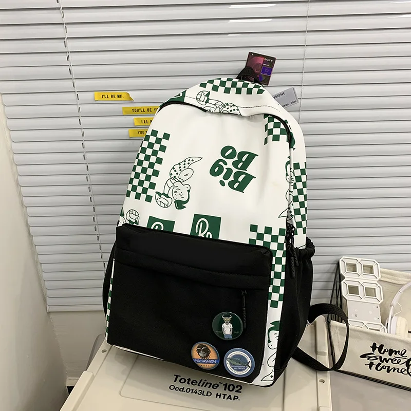 Modern Cool Anime Graffiti Design 17 Inch Teens School Backpack ...