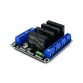 4 Channel 5v Relay Module Ssr High Low Level Solid State Relay Module ...