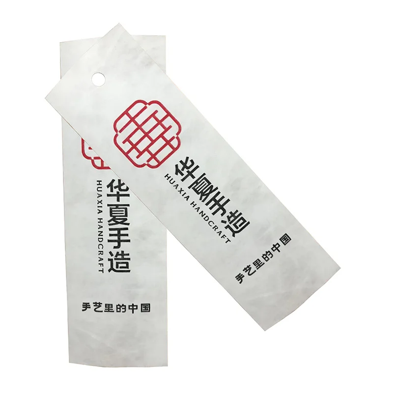 Customized Brand Logo Clothes Tyvek Paper High Density Clothing Satin ...