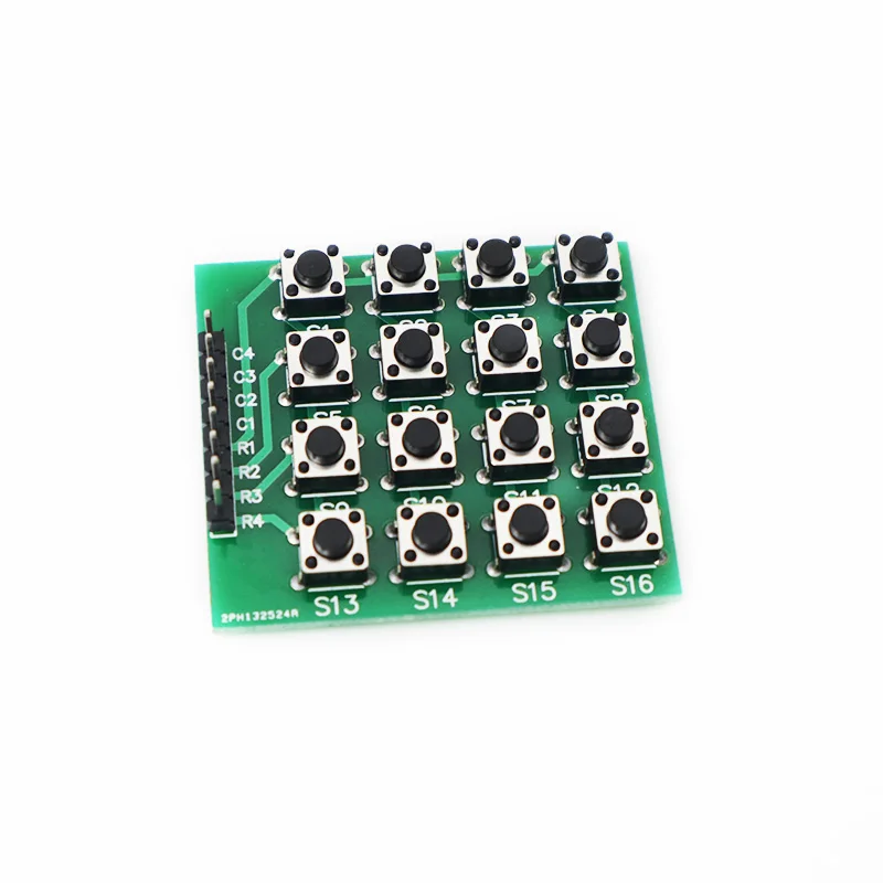 16 Key Keyboard Push Button Switch 4*4 Matrix Keypad Module - Buy Keypads Keyboards,Matrix ...
