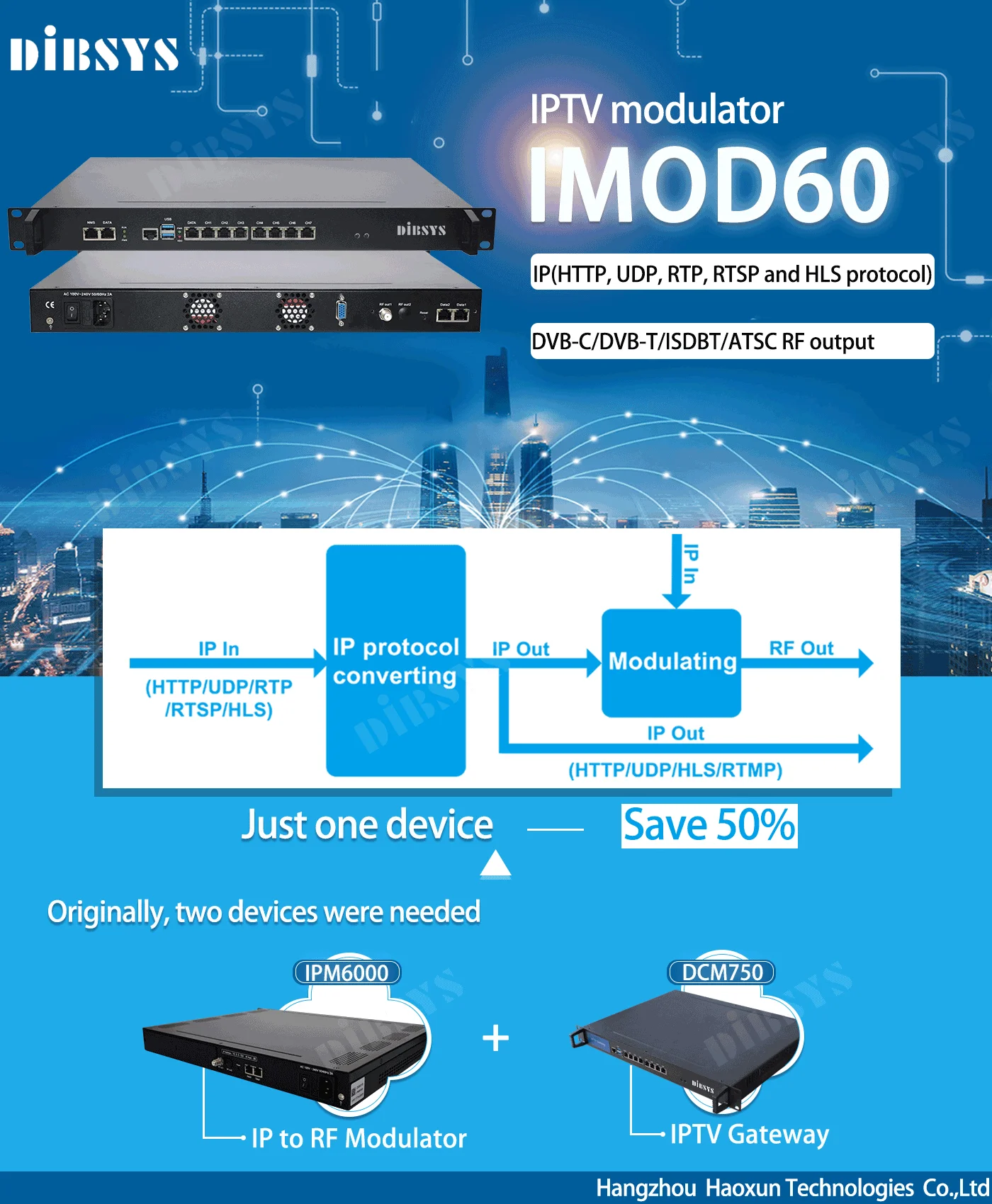 协议转码器iptv到dvb T调制器hls Udp到dvb-c转换器ip到rf Isdb-tb调制器 - Buy Iptv到dvb T调制器 ...