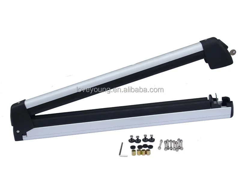 Universal Aluminium Anti-theft Ski Car Roof Mount Carrier Ski/snowboard ...