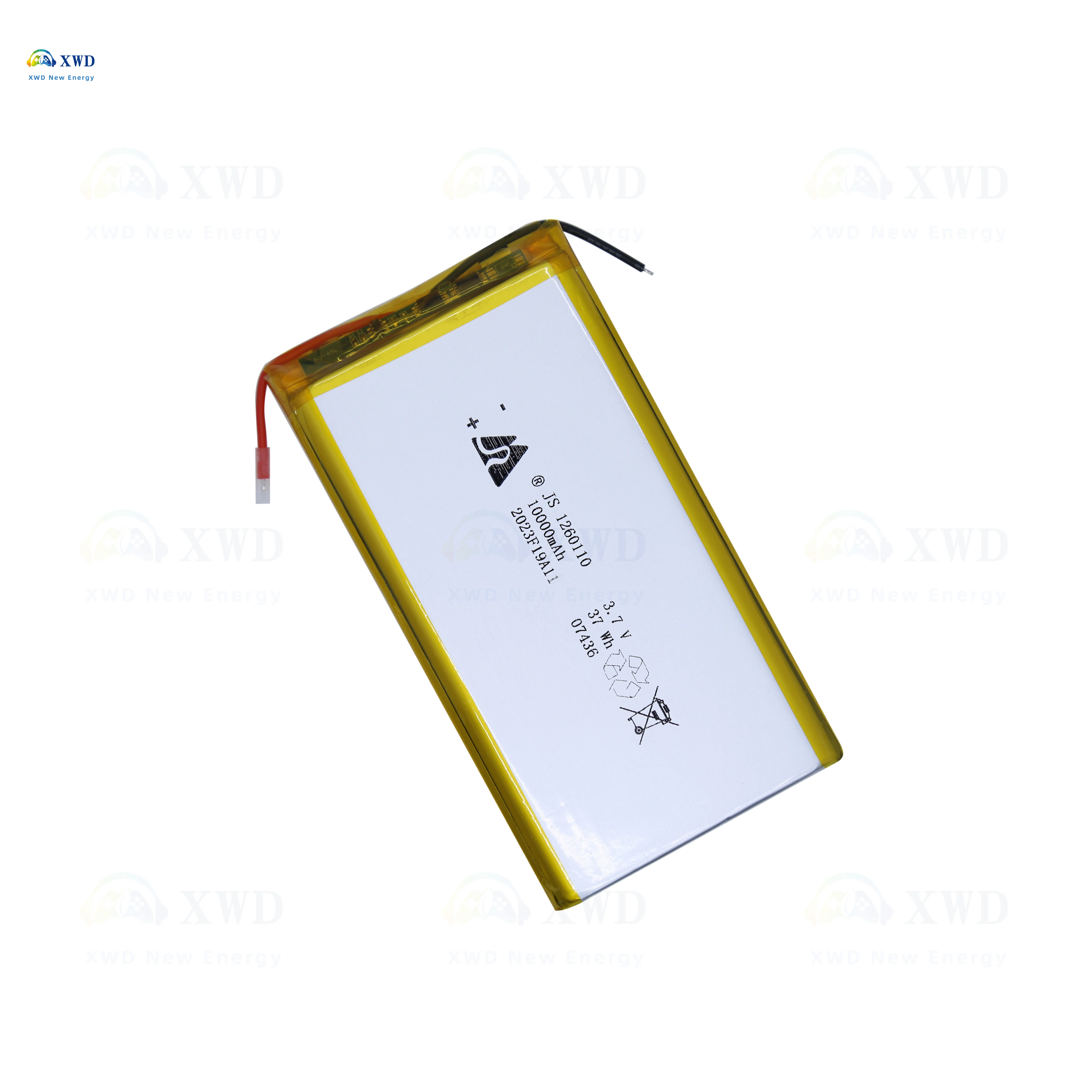 Xwd Msds Kc Iec62133 Bis Cb 3.7v 10000mah Lithium Polymer Battery Cell ...