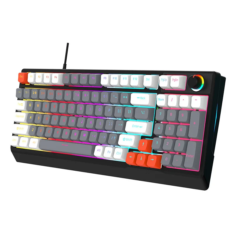 Tkl Mechanical Keyboard Hot Swappable Mechanical Gaming Keyboard 80% 96 ...