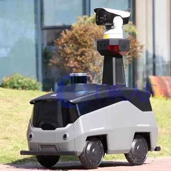 Artificial Intelligence Autonomous Mobile Autonomous Obstacle Avoidance Security Patrol Robot ...