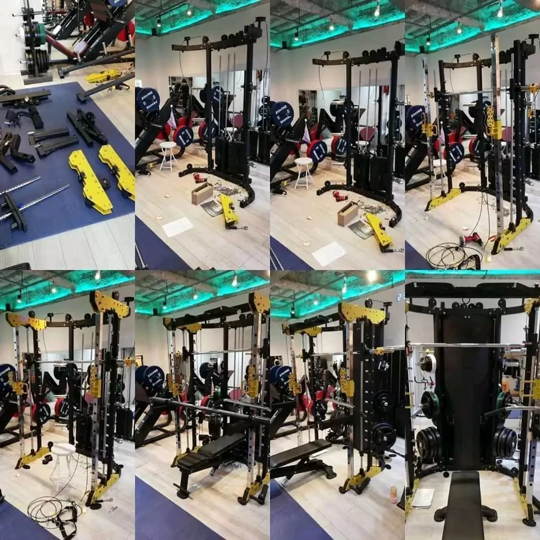 Strength Home Gym Rack Multi Functional Trainer Power Rack Smith ...