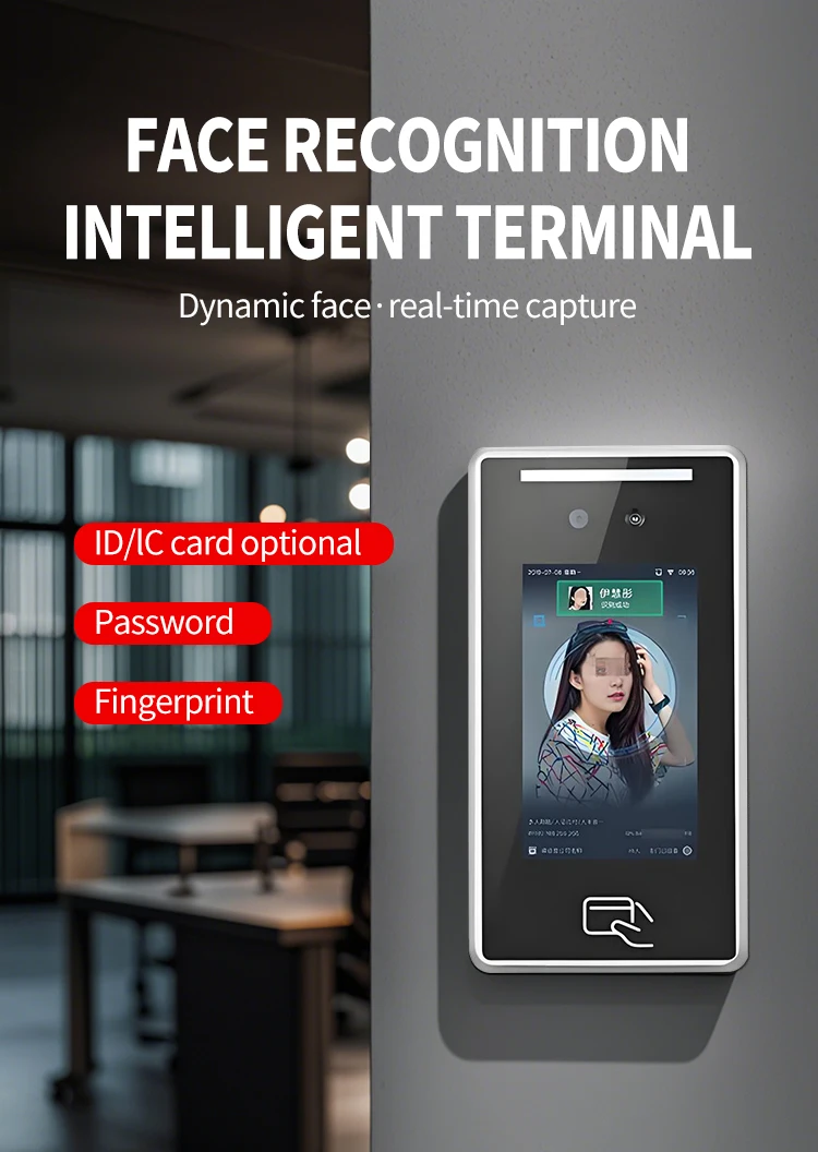 Rs485 RFID Reader Facial Fingerprint Recognition Access Control Face ...