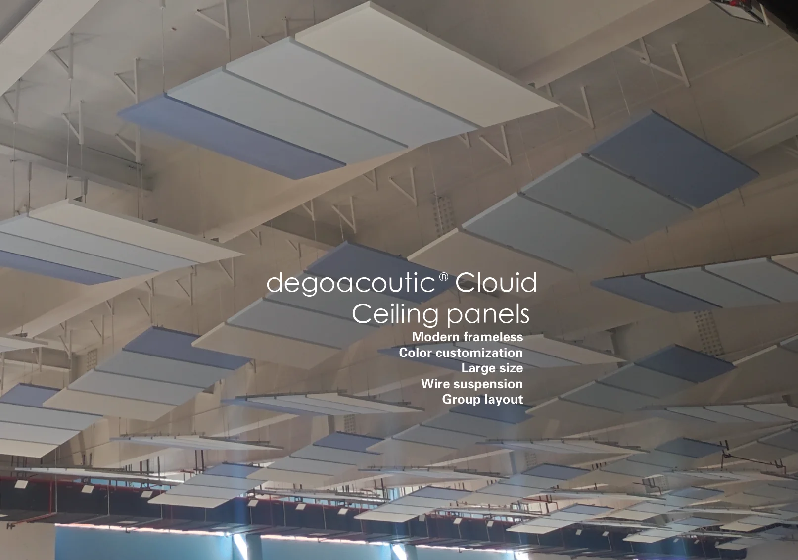 Manufacturing Acoustic Cloud Ceiling Panels White Acoustic Baffle ...