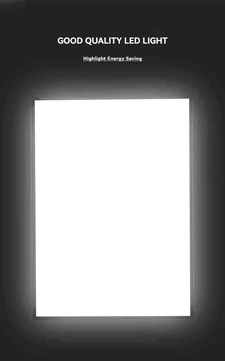 LED thin Light Box Tempered Glass Panel Ultra Clear Advertising Menu ...