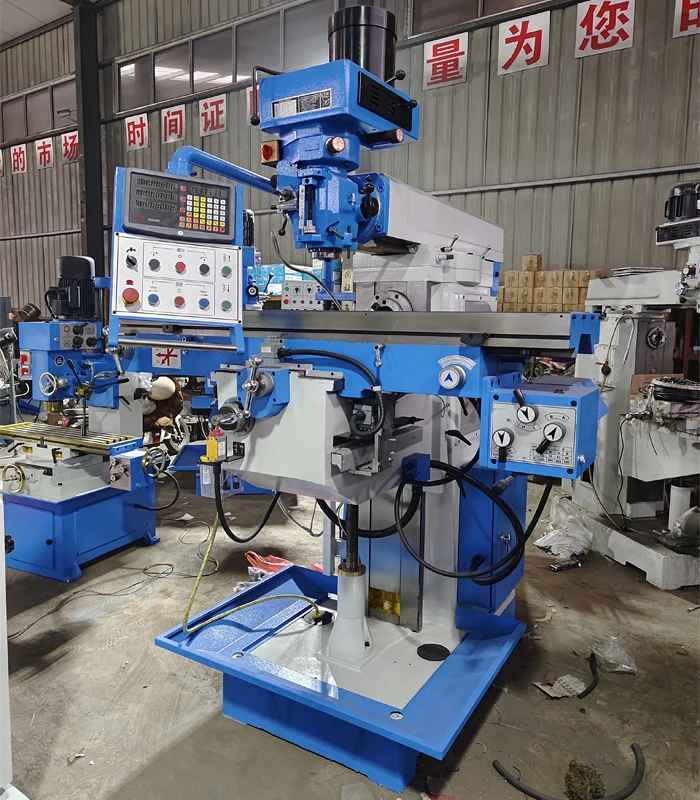 High Speed Taiwan Universal Turret Vertical Radial Milling Machine ...
