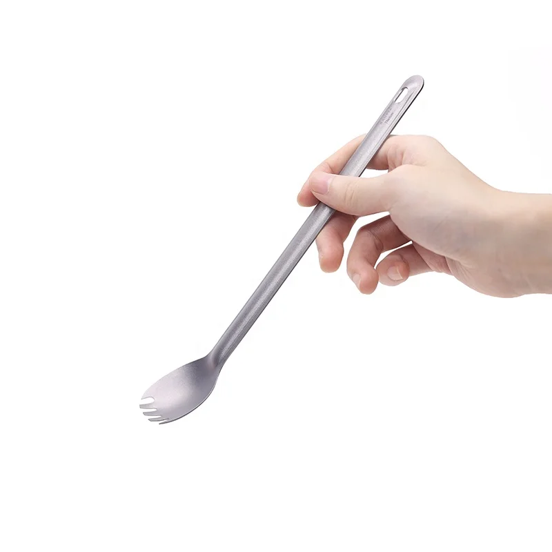 Titanium Long Handle Spork | Perfect For Stirring When Cooking In ...