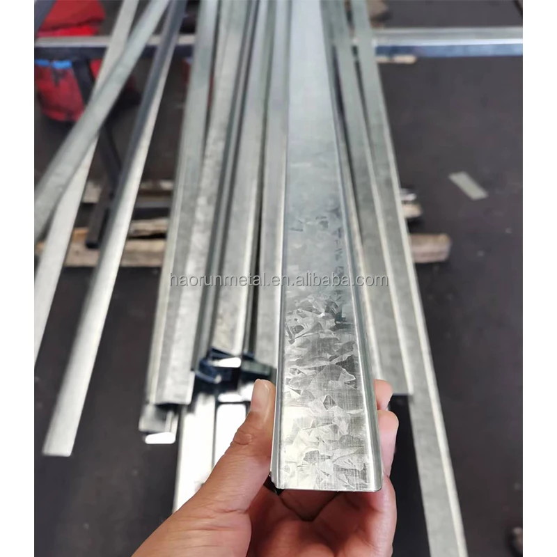 Galvanized steel profile furring channel sizes 38*12mm metal carrying ...