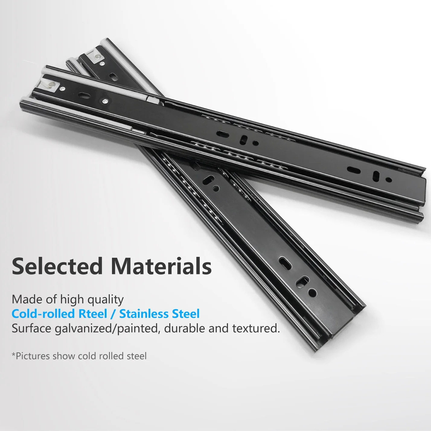 Topcent Correderas Telescopicas - Full Extension Drawer Slides