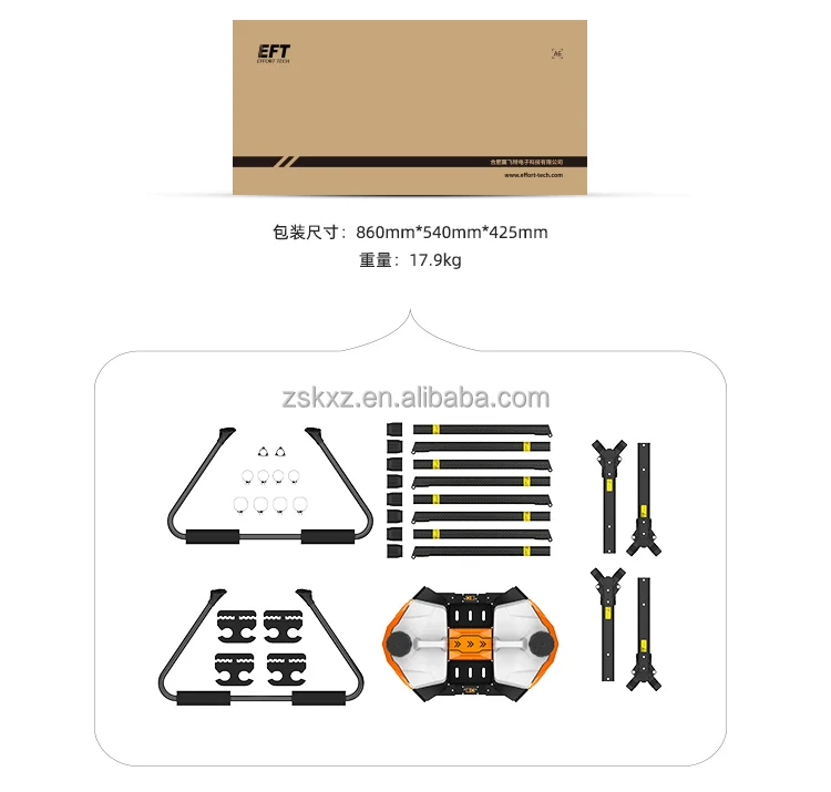 Eft G20 Agricultural Drone Rack 8-axis 22l Folding Rack For ...