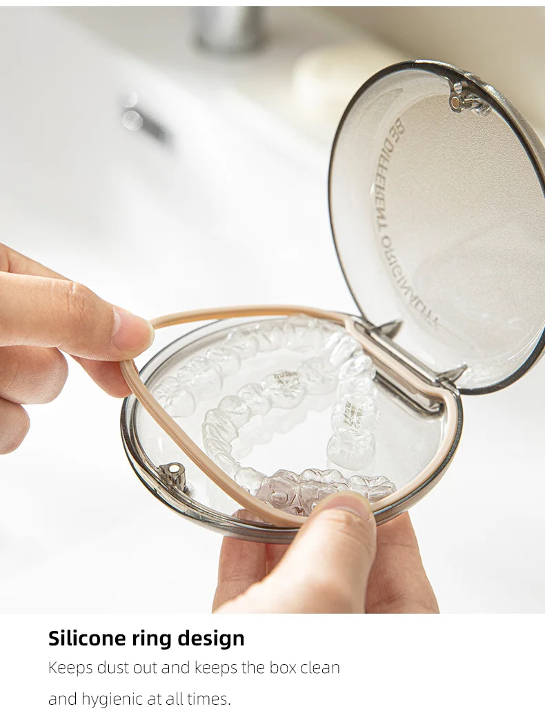 Shimoyama Magnetic Closed Orthodontic Retainer Braces Case Container ...