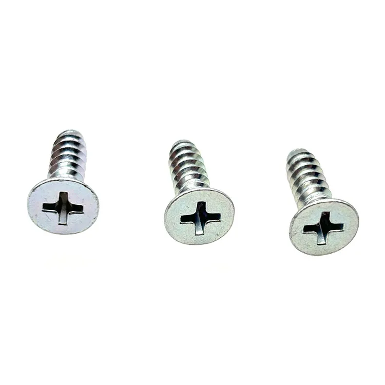 304 Stainless Steel Cross Groove Countersunk Head Flat Tail Thread ...