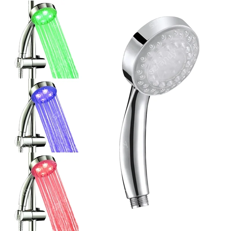 Thermostatic LED Piano Key Shower System ABS Plastic Luxury Bathroom ...