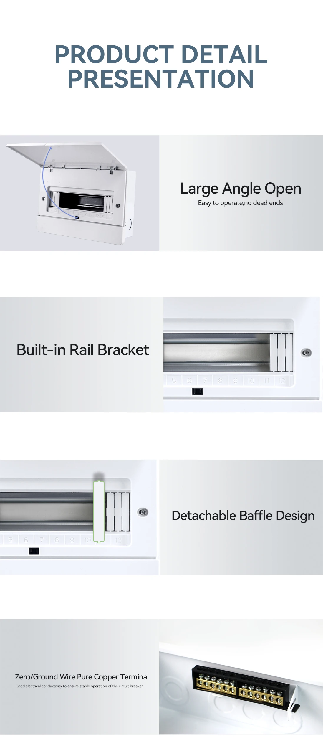 LYEBOX Wifi Fiber Optic Box Home Metal in Door Data Multimedia ...