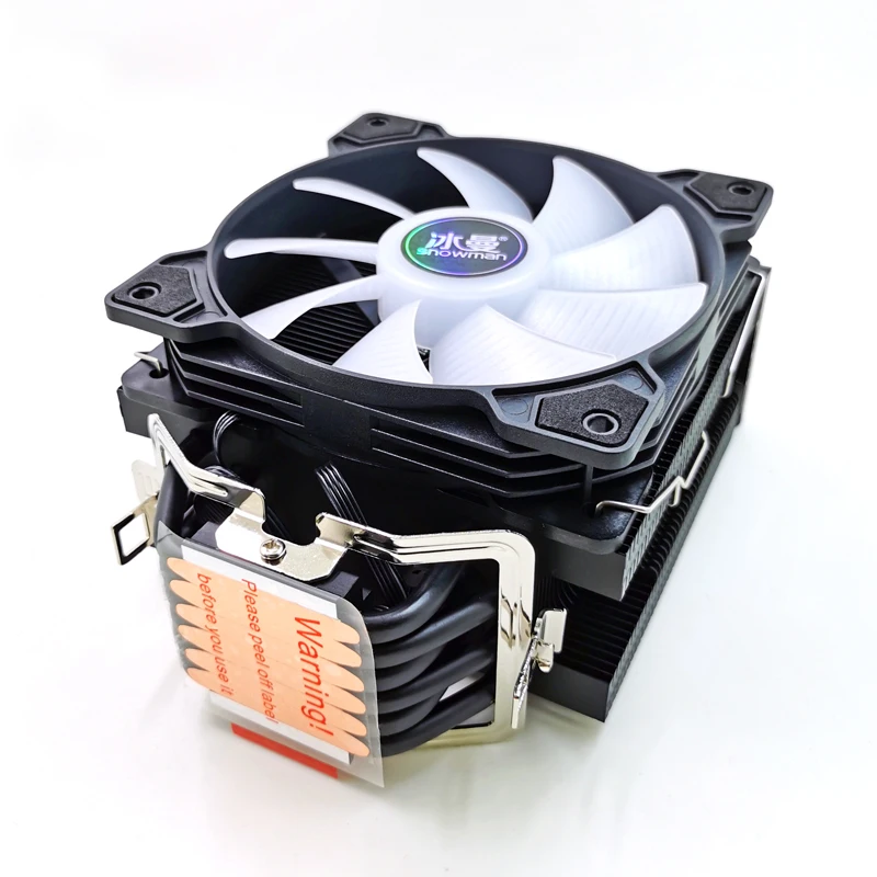SNOWMAN 6 Heat Pipes CPU Cooler - Quiet & Efficient Cooling