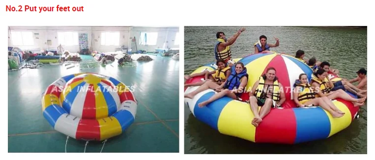 Inflatable Flying Disco Boat - Fun for Water Parks