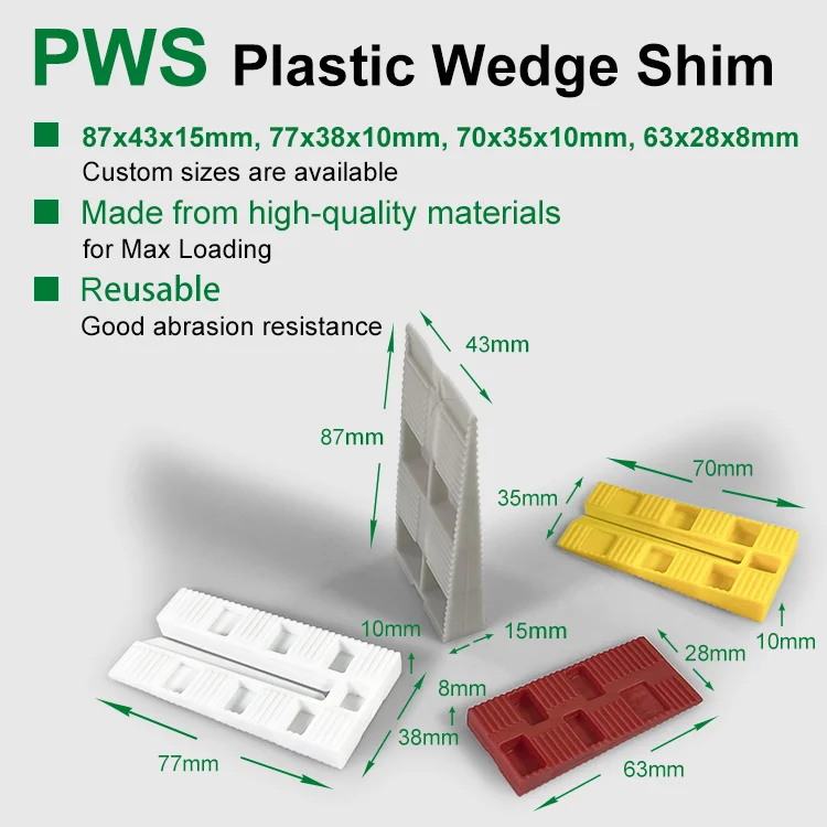 Tile Spacer Plastic Wedge Shims Woshun Made Shims Spacer For Door ...
