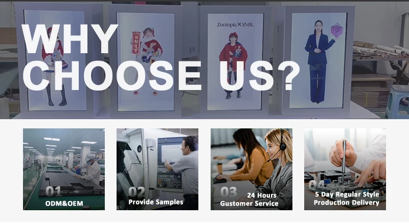 86 Inch Human Size Interactive 3d Hologram Box Transparent Lcd Showcase ...