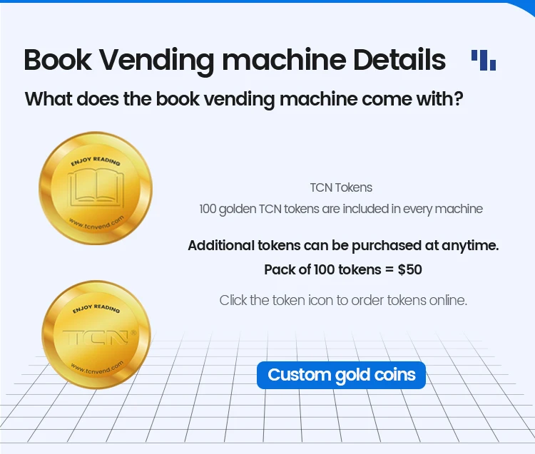TCN Library School Books Vending Machine - Scholastic Sale