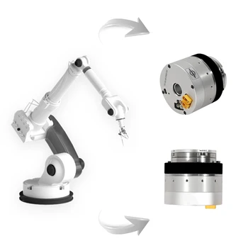 Human Robot Joint Servo Motor Ethercat Brushless 150w Rotary Robot Joint Servo Motor Actuator ...