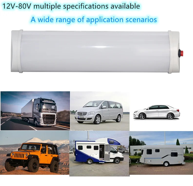 Trailer Truck Led Compartment 12v -24v Car Interior Cab Reading White ...