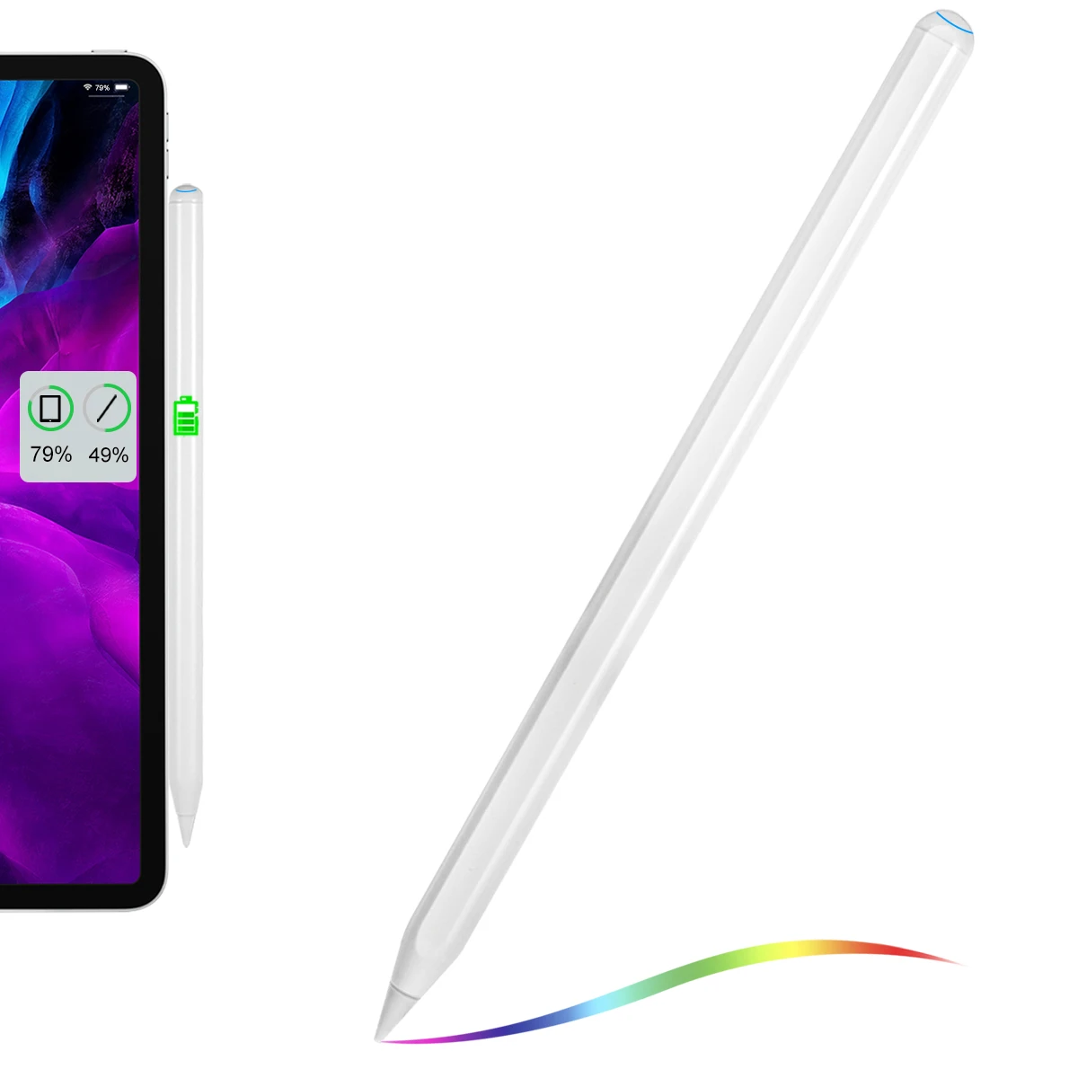 Id730 Pink For Apple Ipad 8th Generation Air Pro Tablet Touch Pencil ...