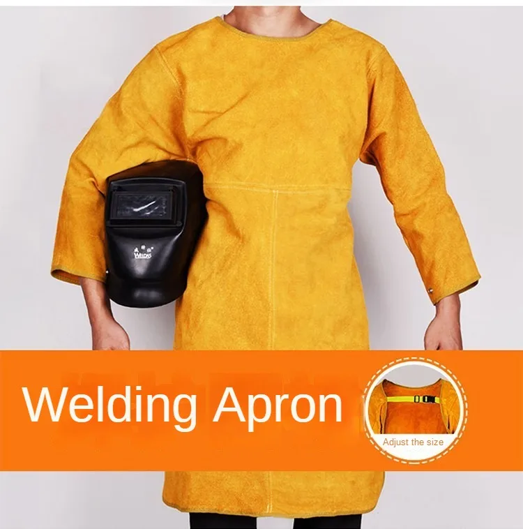 Industrial Safety Fireproof Welding Working Apron PP Material Exposure ...