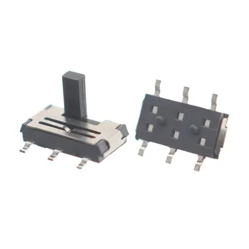 Mss22c02 Smd 2p2t Micro Slide Switch 2 Position Mss-22c02 Smt Miniature Switch 6 Pin Handle ...