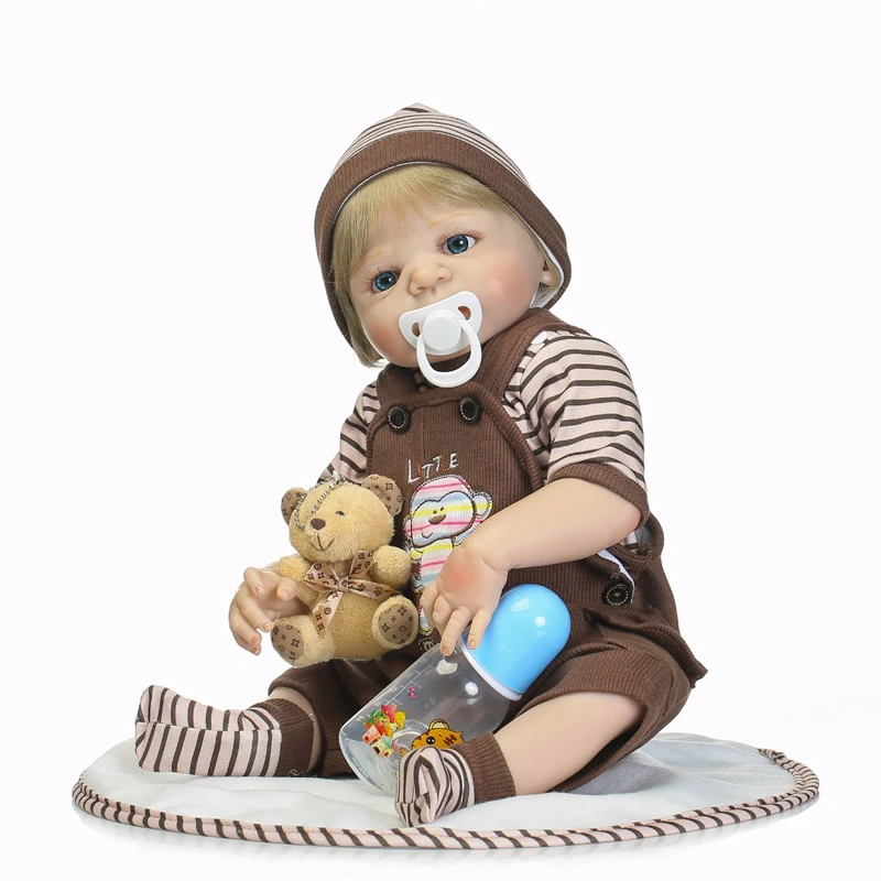 19 Inches Chinese Toy Manufacturer Silicone Full Body Baby Doll ...