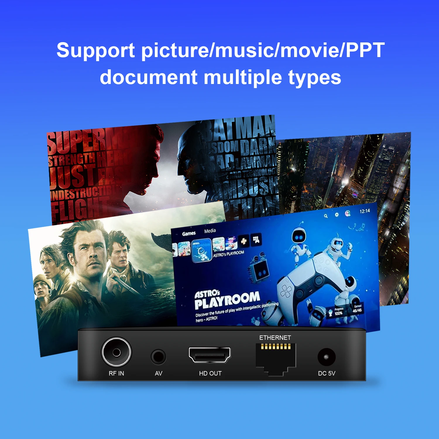 Custom Set Top Box Dvb-t2 Receiver Device Linux System Tv Box Dvb-t2 4k ...