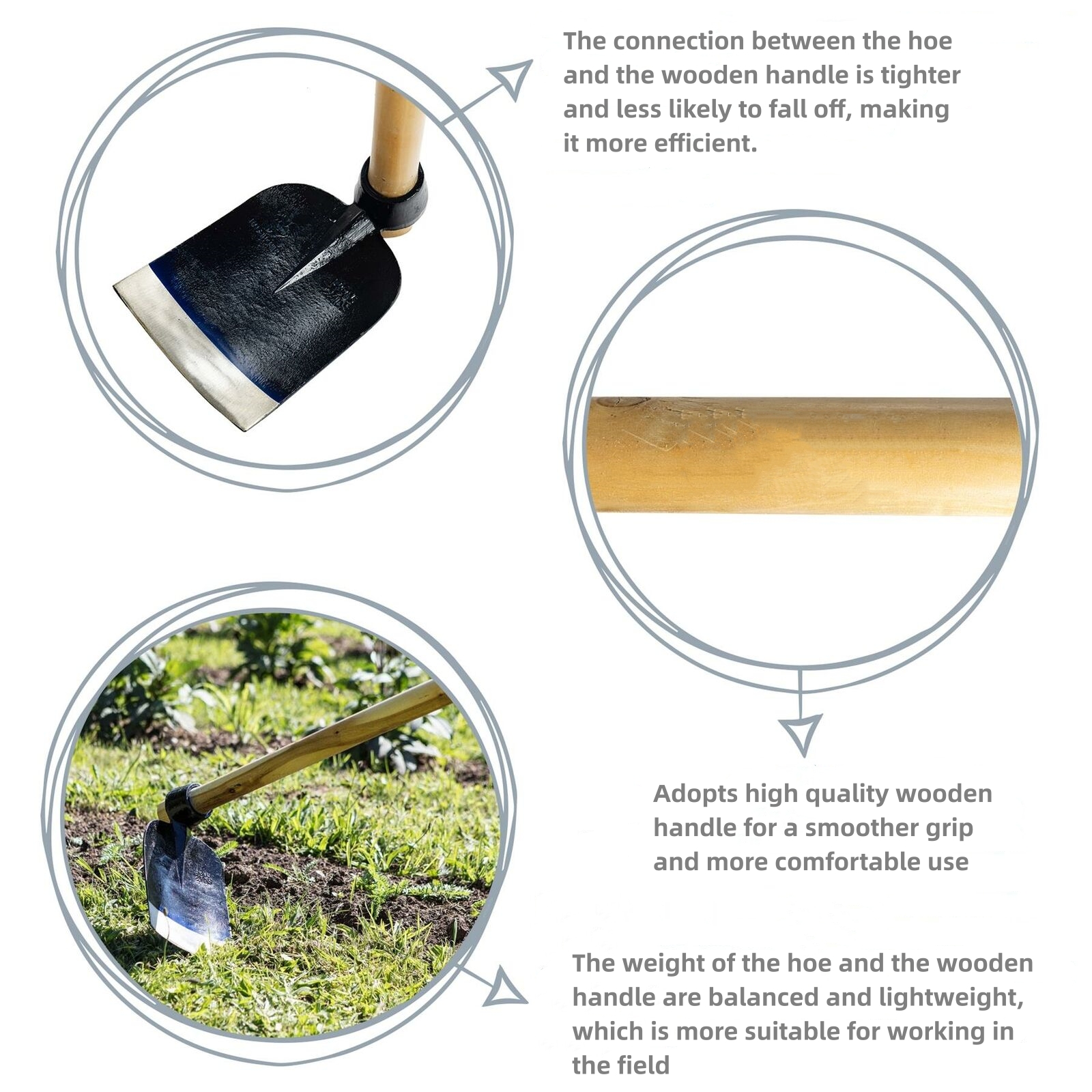 Factory OEM Digging Tool Garden Tools Hoe Garden Hand Hoe Garden Hoe ...