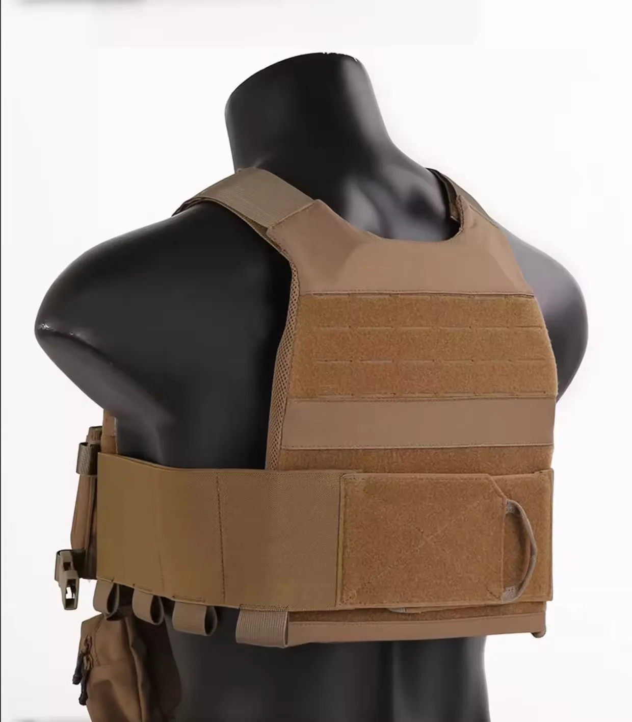 Chest Rig Tactical Vest Plate Carrier with Easy to Access External Hard ...