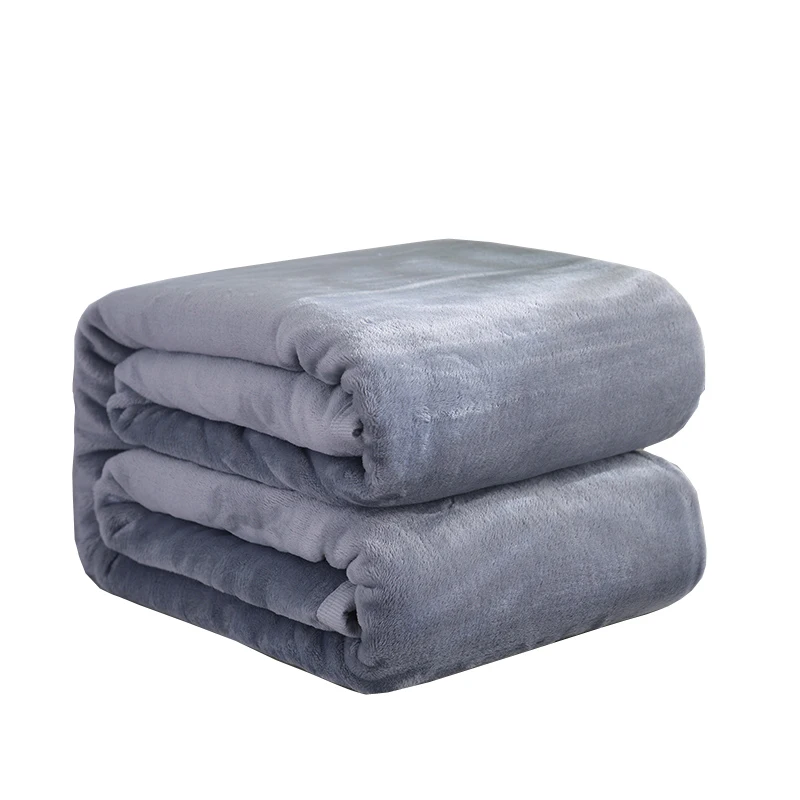 Cheap Price Warmer Blanket 70*100CM Custom Solid Other Throw Fleece ...