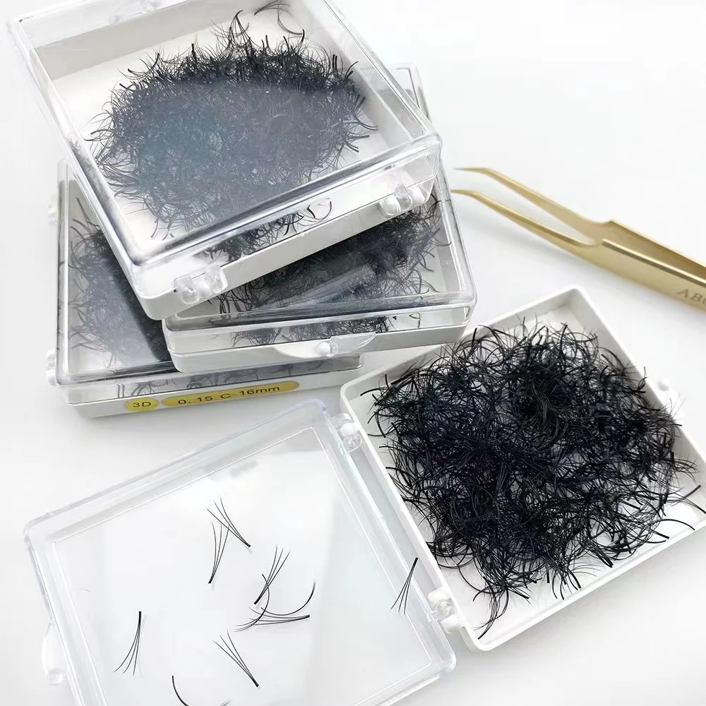 Stock 12d Promade Volume Fan Eyelash Extension 20d Russian Wispy 0.03 0 ...