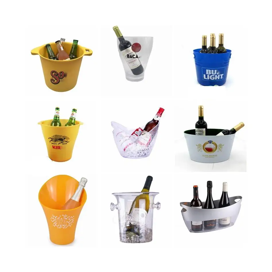 Oem Custom Logo Cheap Price Acrylic Champagne Wine Beer Vodka Gin 3l 4l ...