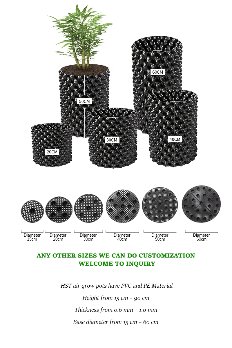 Air Pruning Plant Root Growth Container Pot Air Controlled Root Pot ...