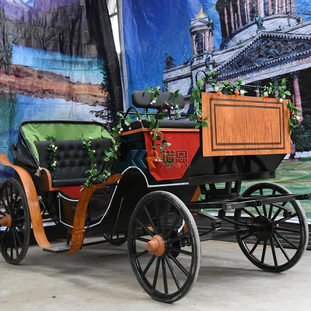 European Style Popular Electric New Sightseeing Horse Carriage Electric ...