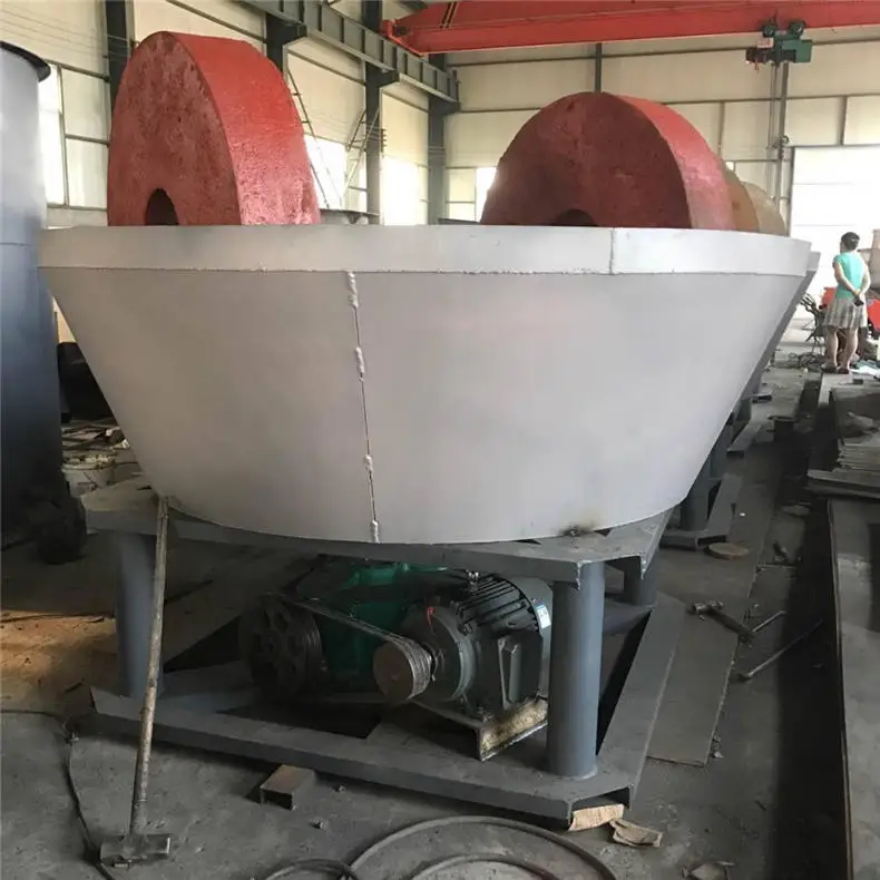 High Efficiency Grinding High-efficiency Wet Pan Mill for Organic ...